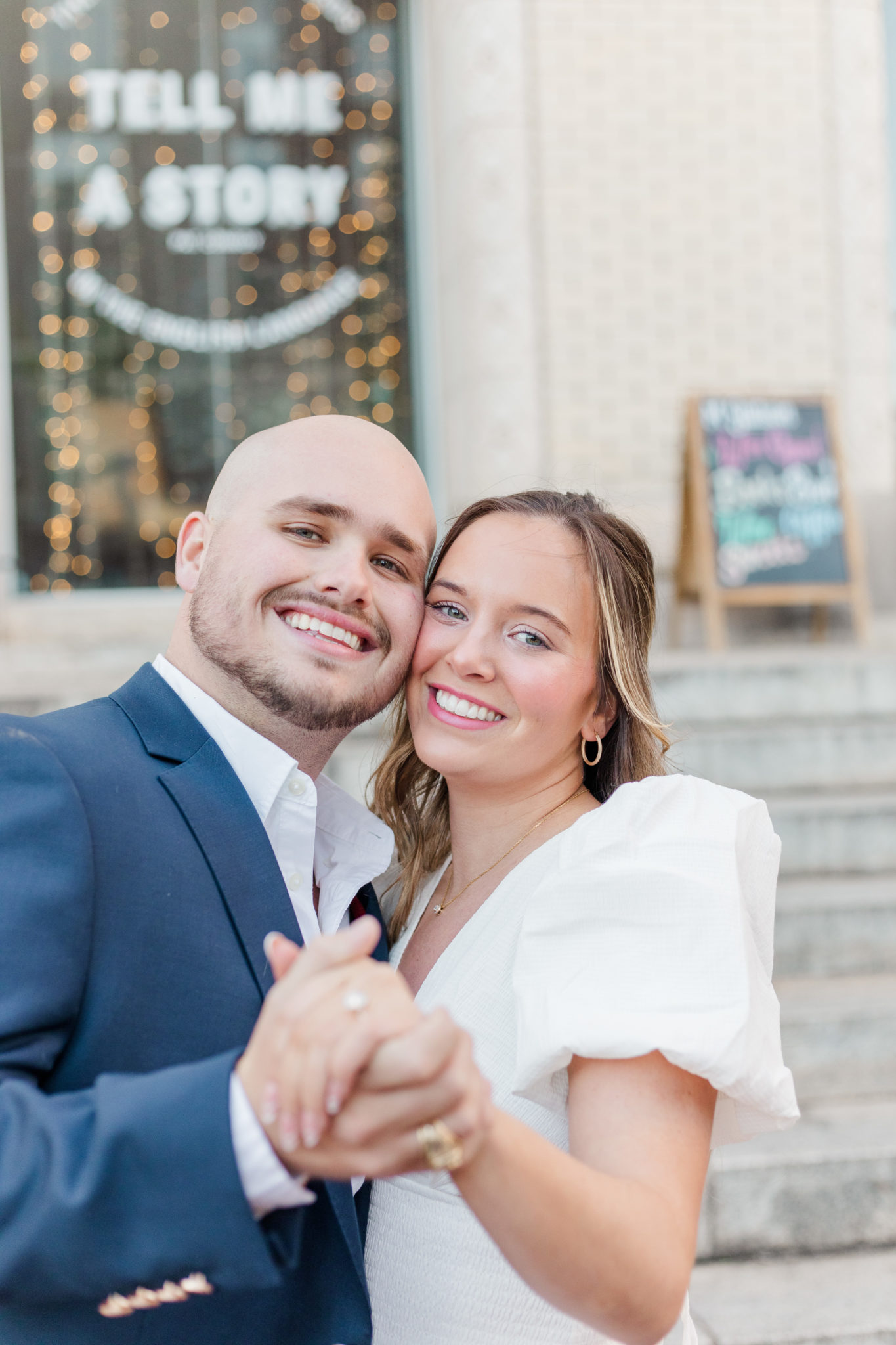 Kendall & Parker | Downtown Greenville Engagement Photos