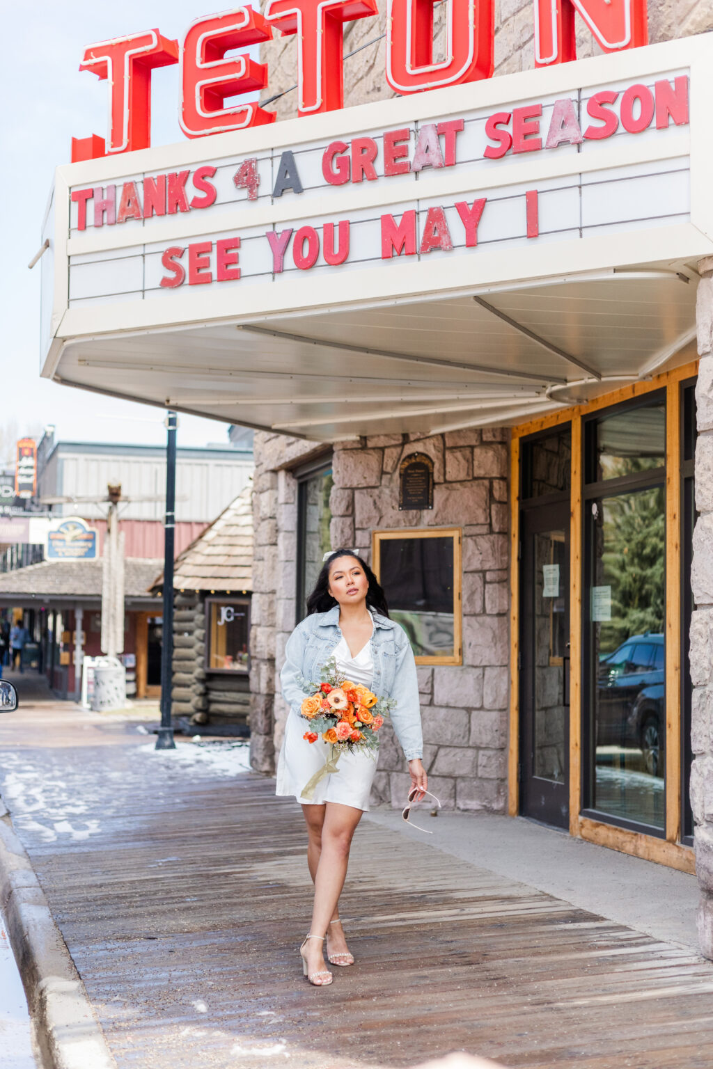 Fun, Flirty Bridal Portraits at Million Dollar Cowboy Bar