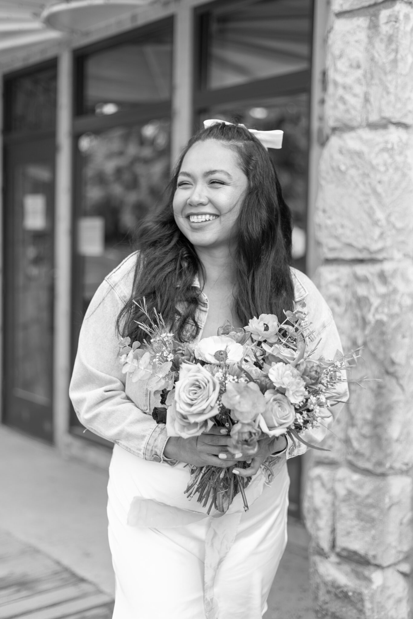 Fun, Flirty Bridal Portraits at Million Dollar Cowboy Bar